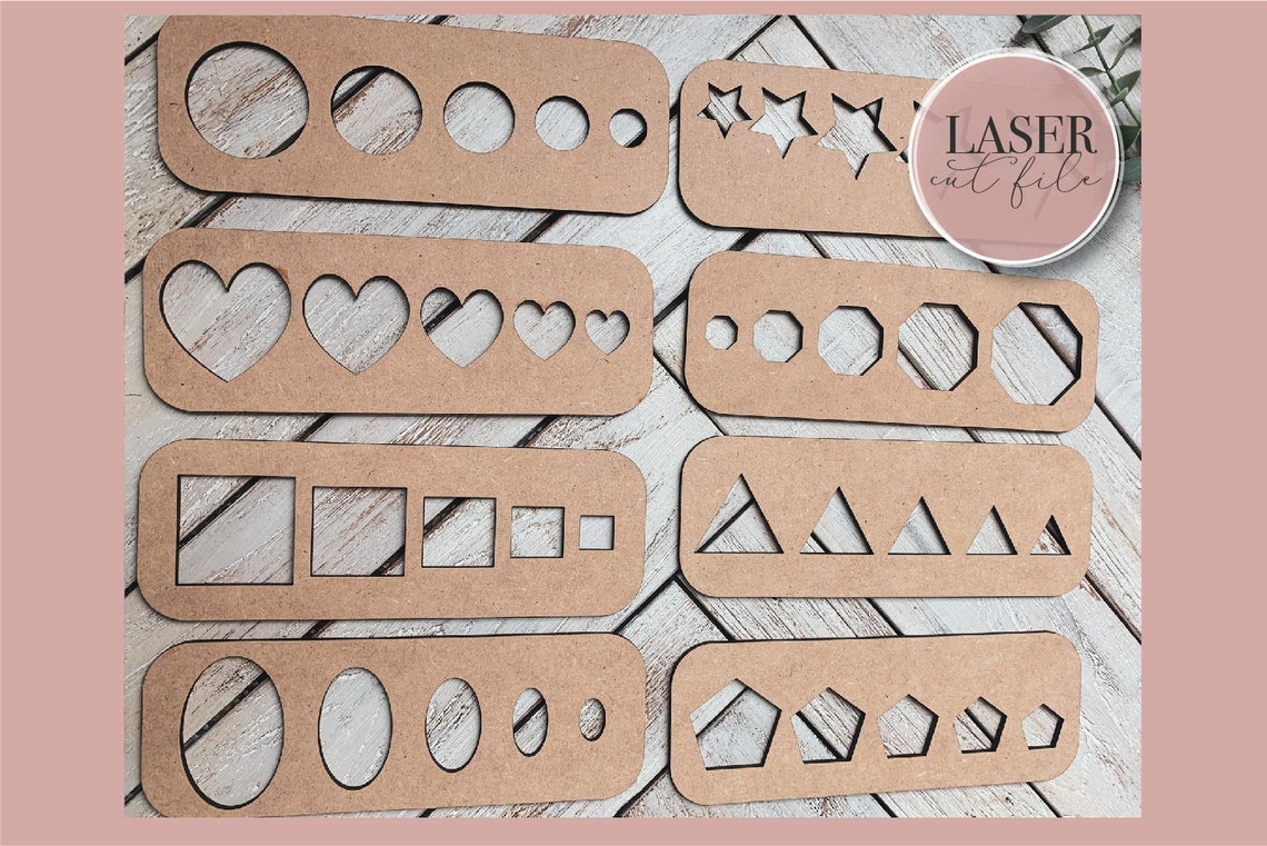 Montessori SVG Laser Cut Files Montessori Tracing Board | Etsy