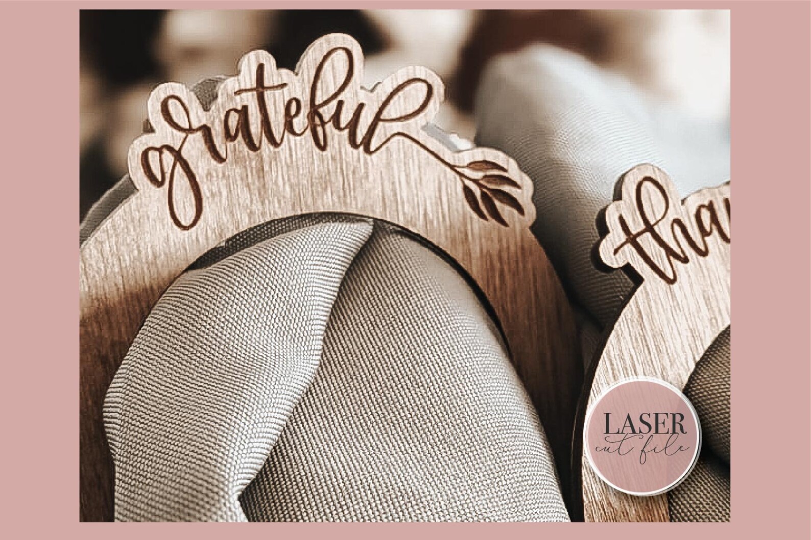 Thanksgiving Napkin Ring Svg Napkin Holder Svg Table Setting - Etsy