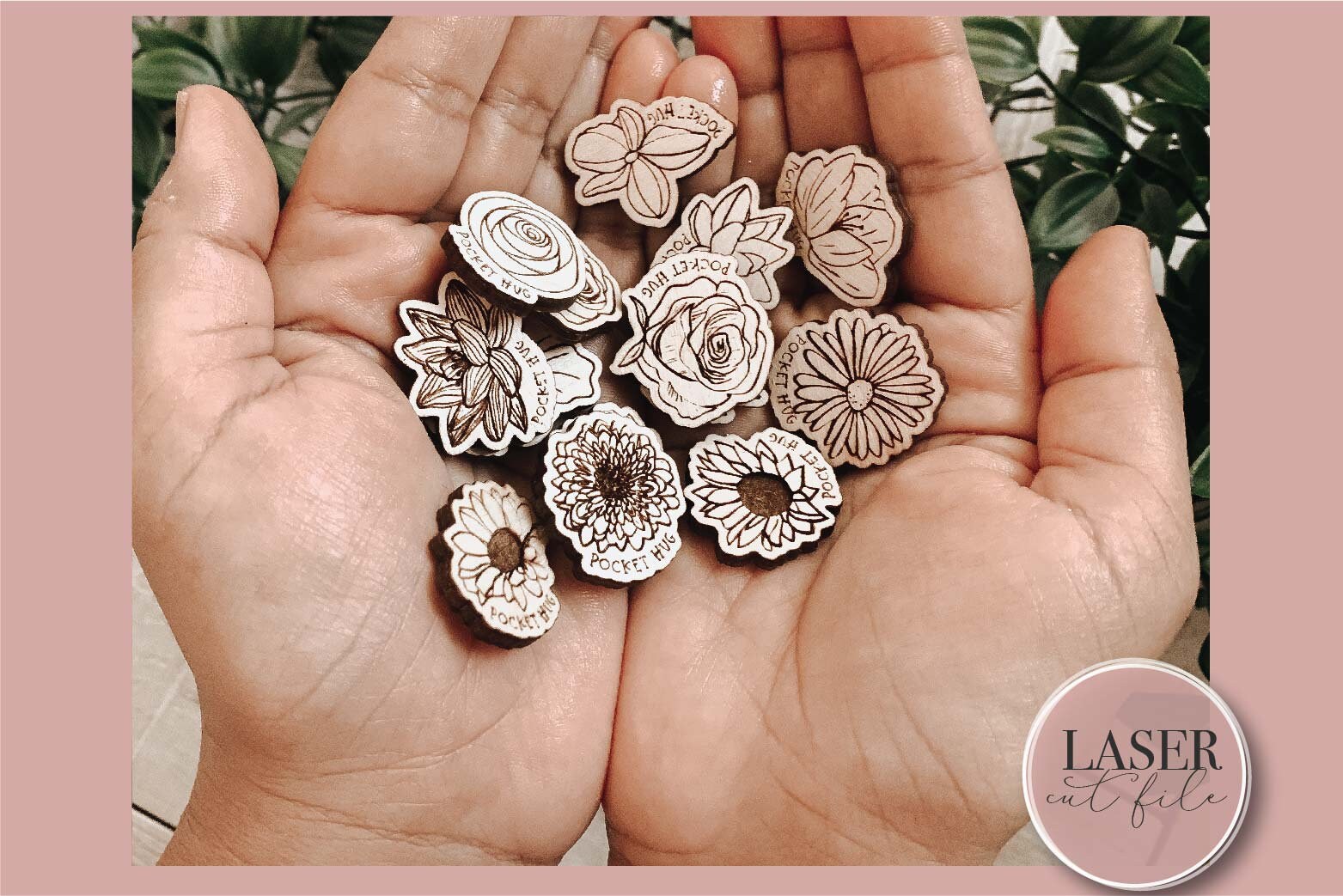 Pocket Hug Svg Laser Pocket Hug Token Svg Valentines Day - Etsy