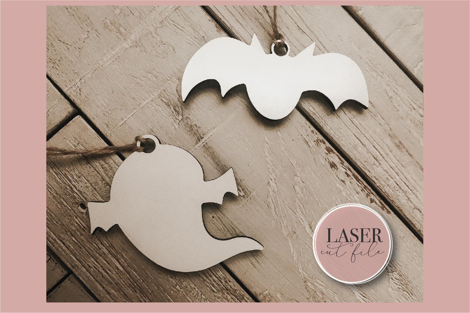 Halloween Bag Tags Laser Boo Basket Tags Laser Cut File - Etsy