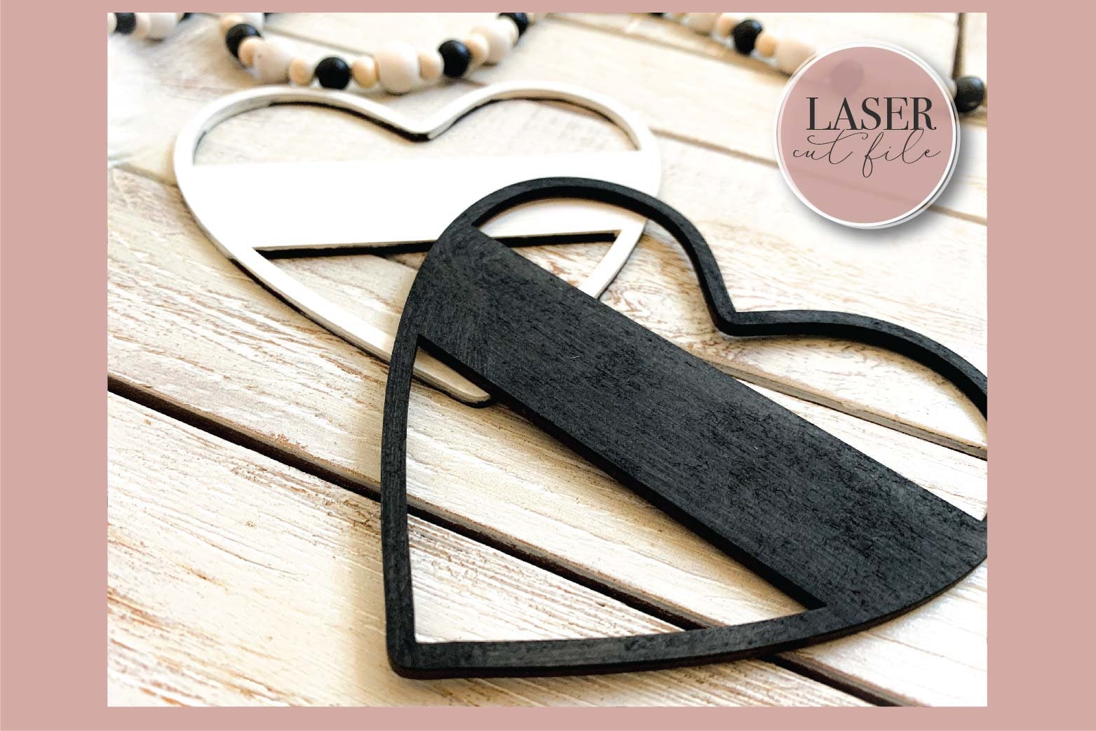 Laser Heart Svg Heart Shaped Frame Svg Valentines Day Laser - Etsy