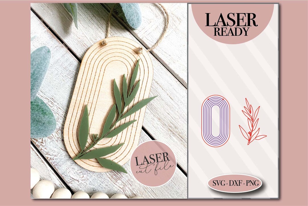 Boho Arch Sign Svg Blank Floral Sign Svg Nursery Name Sign - Etsy