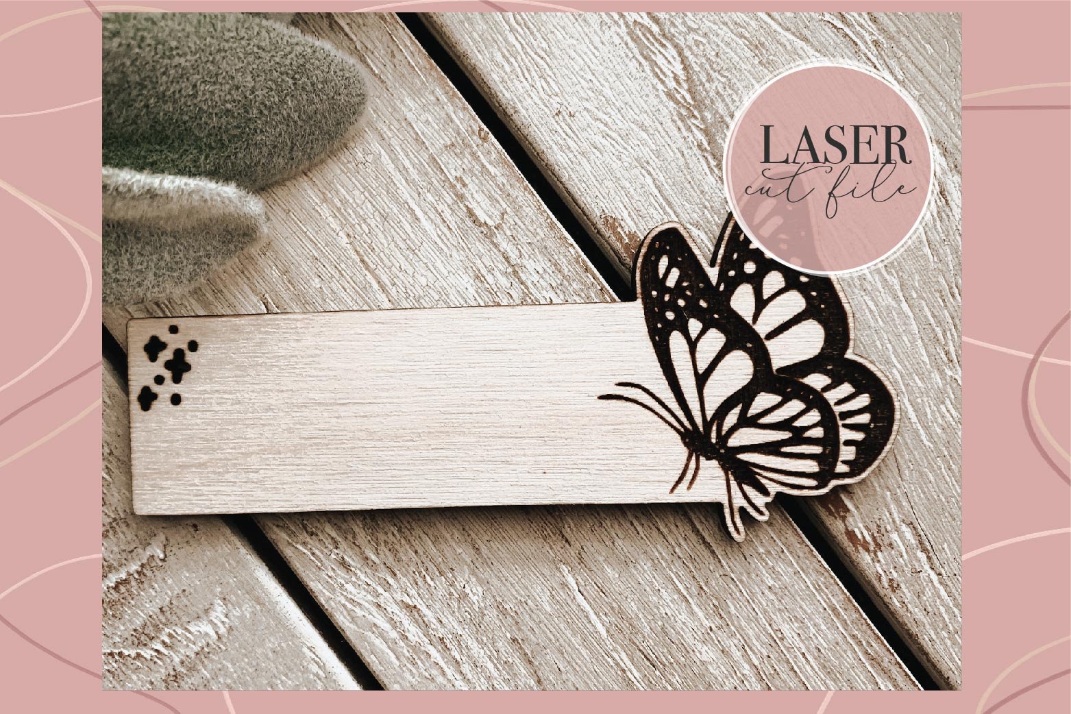 Butterfly Name Sign Svg Rectangle Frame Svg Butterfly Frame | Etsy