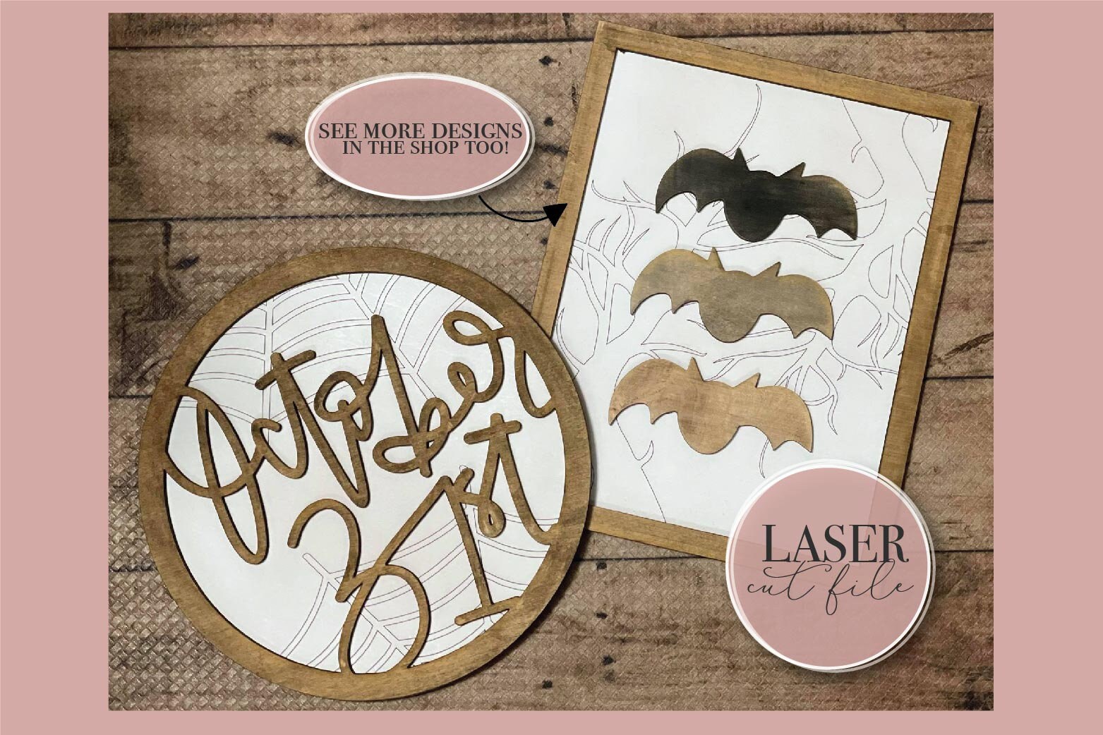 October 31st SVG Halloween Sign Laser File Halloween Door - Etsy