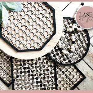 Rattan Laser Svg Bundle, Rattan Pattern Svg, Cane Weave Svg, Glowforge ...