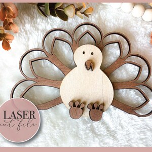 Boho Turkey Svg File, Thankgiving Laser Cut File Svg, Macrame Turkey ...