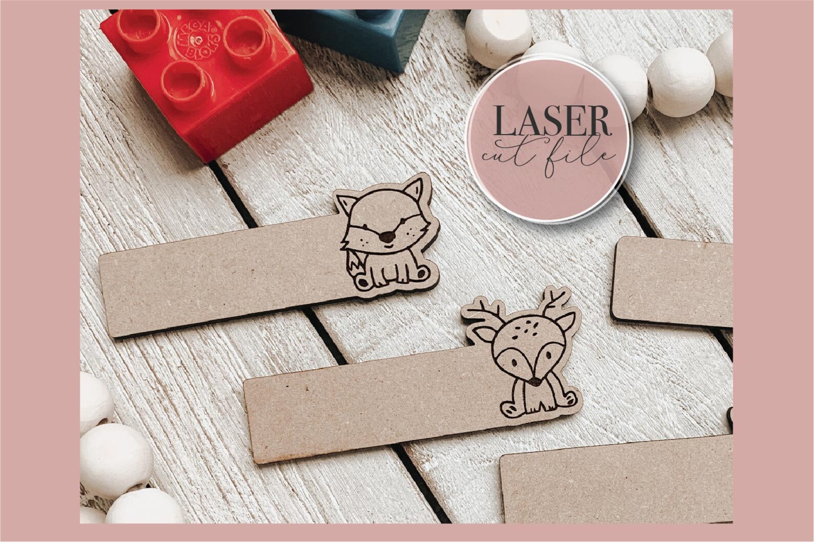 Woodland Animals Name Tags Svg Woodland Animal Svg Name Sign - Etsy