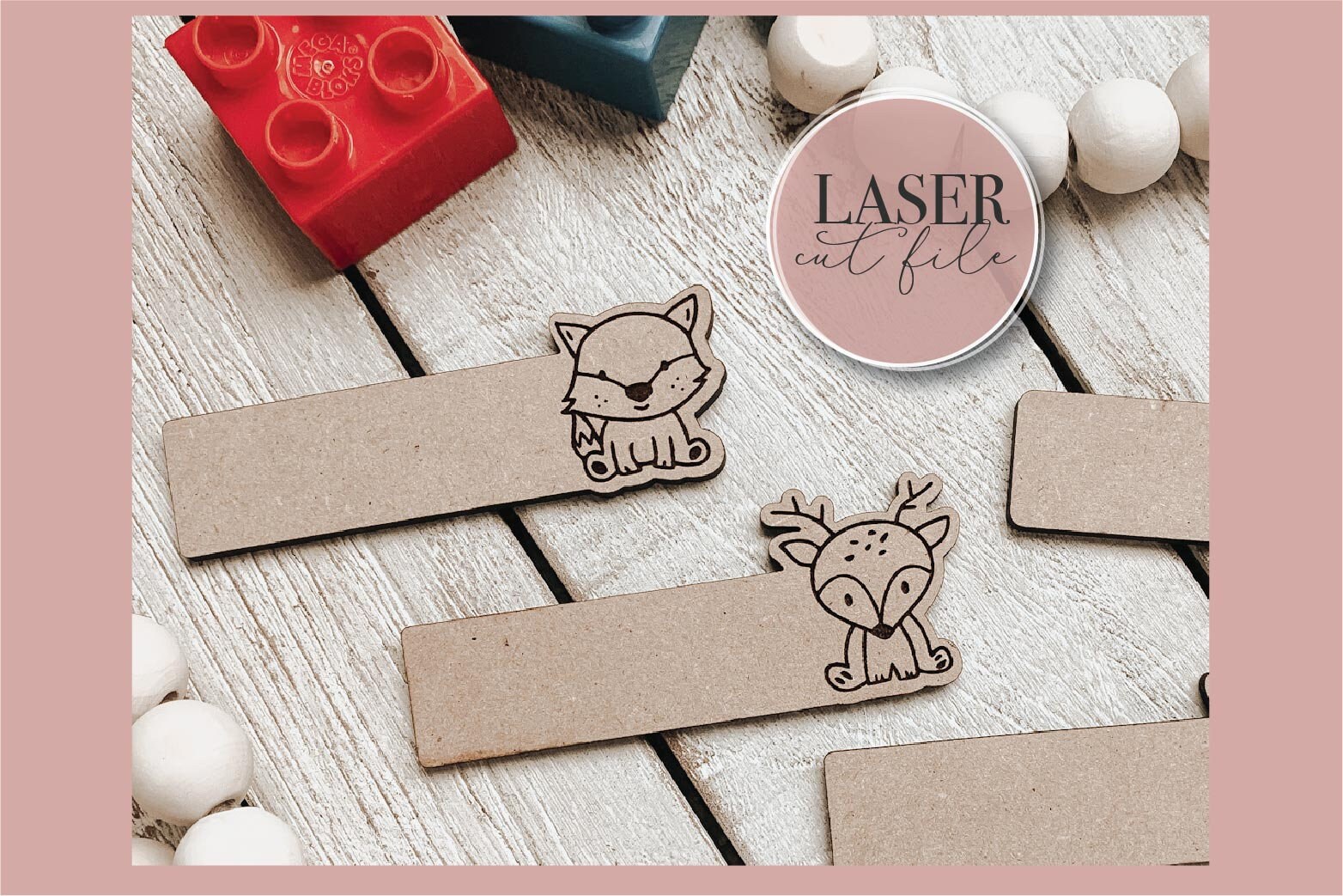 Woodland Animals Name Tags Svg Woodland Animal Svg Name Sign - Etsy