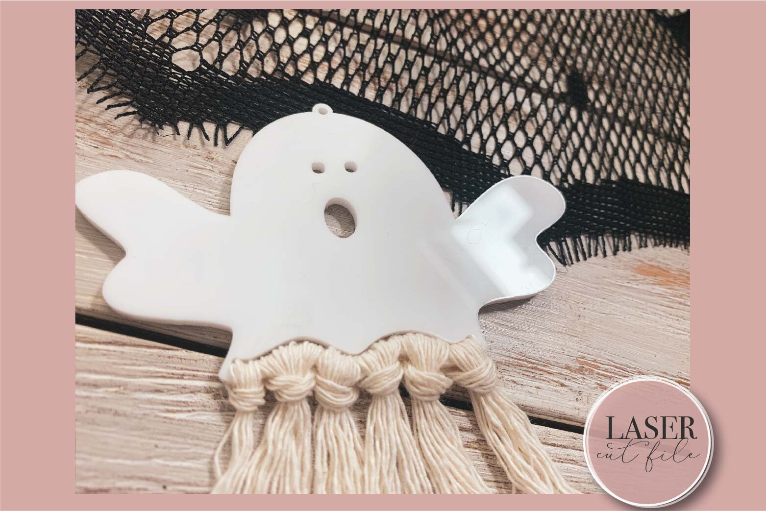 Halloween Ghost Macrame SVG Halloween Macrame SVG File Boho - Etsy