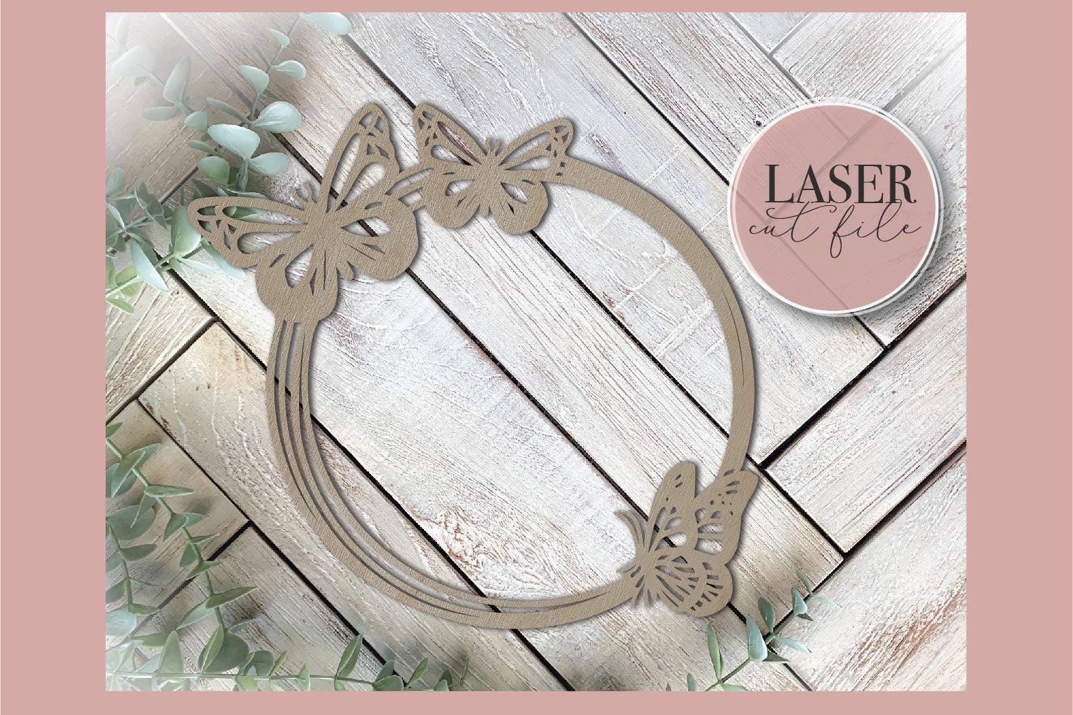 Nursery Round Sign Svg Butterfly Round Svg Butterfly Wreath | Etsy