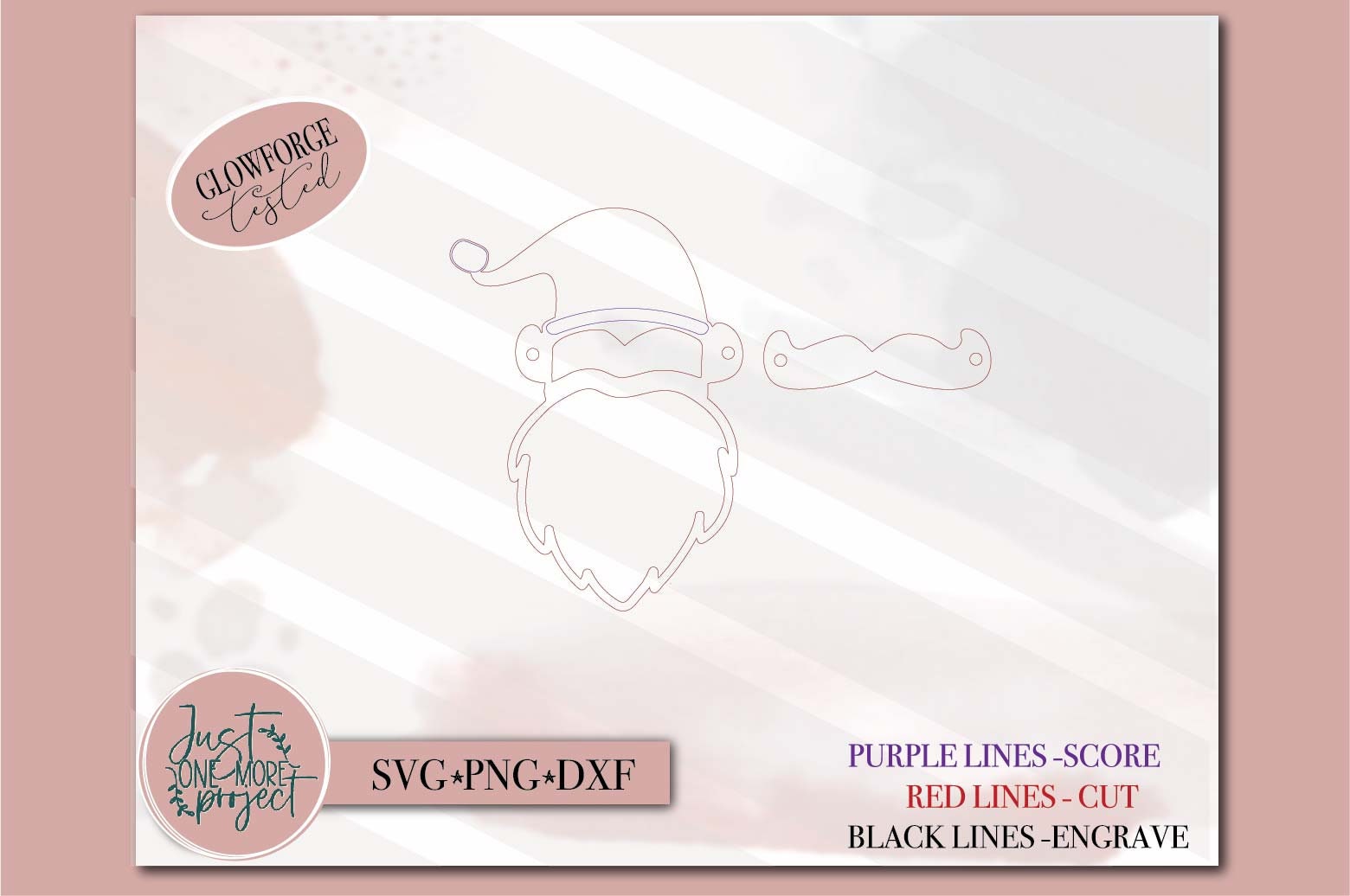 Santa Macrame Garland Svg Laser Ready File Macrame Garland - Etsy