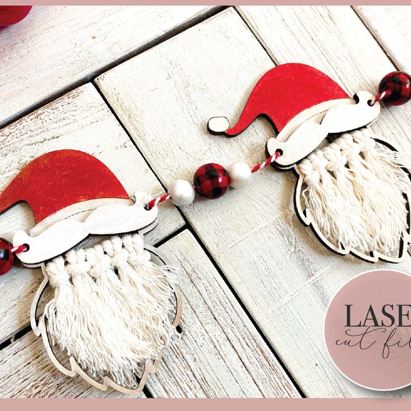 Macrame Santa - Etsy