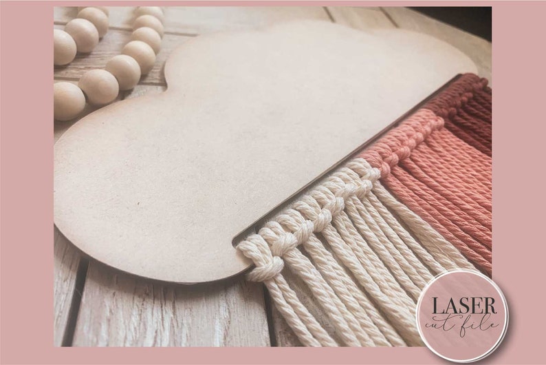 Cloud Macrame Svg Rainbow Macrame Svg Boho Macrame Cut File - Etsy