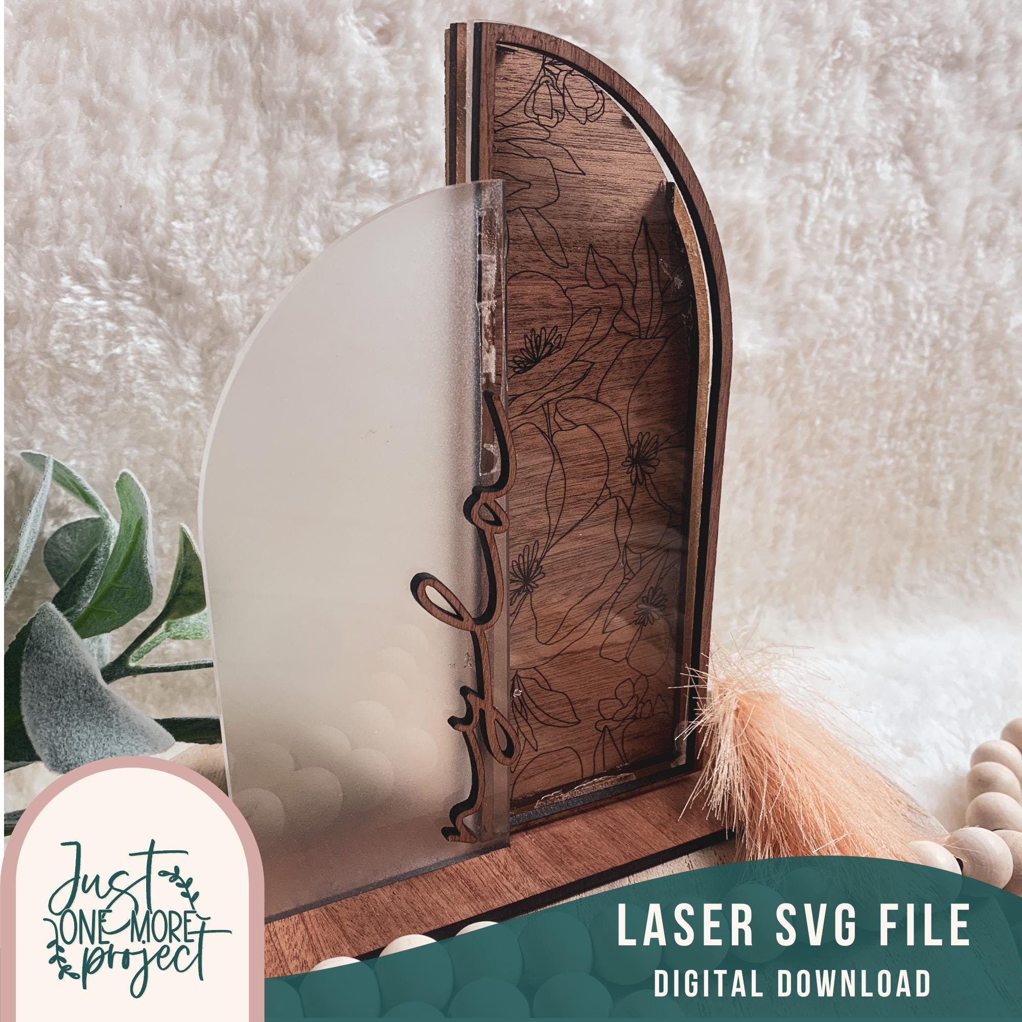 Boho Arch Coin Bank Svg, Coin Bank Laser Svg File, Boho Money Bank Svg ...