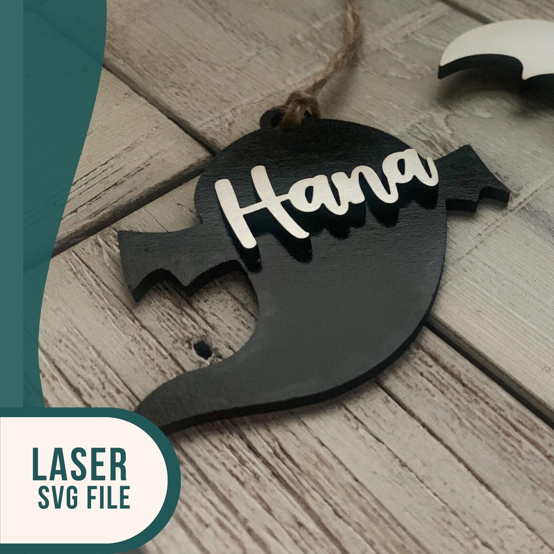 Halloween Bag Tags Laser, Boo Basket Tags, Laser Cut File, Halloween ...