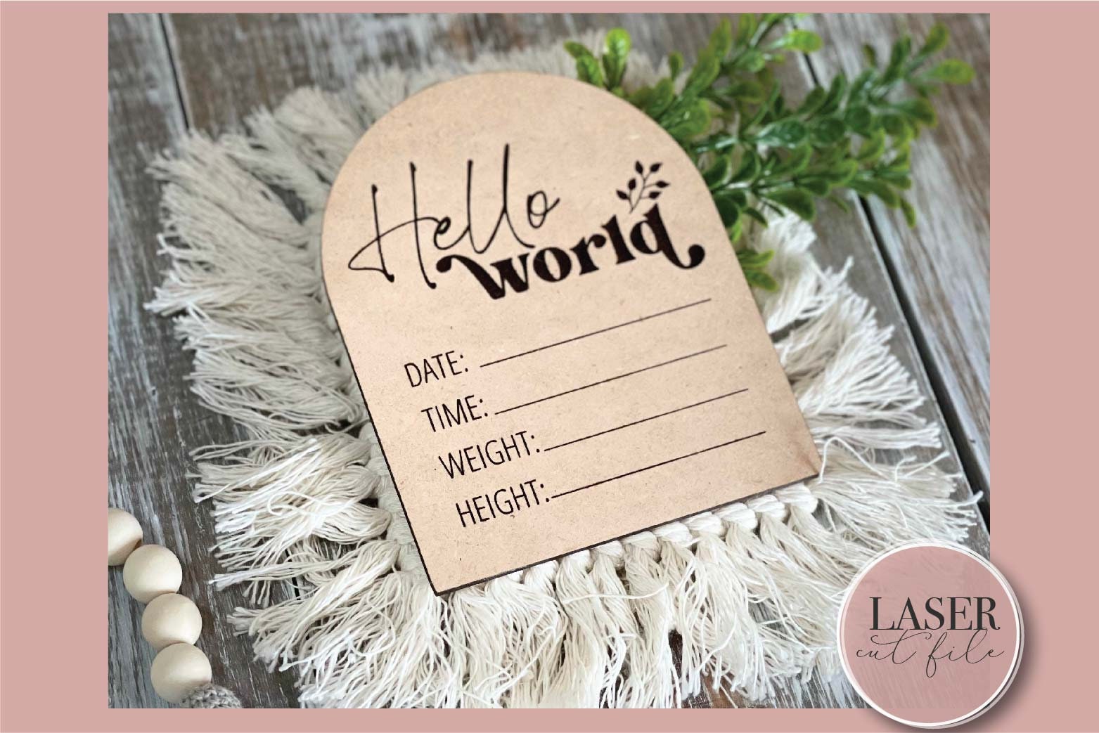 Boho Baby Milestone Svg Baby Announcement Photo Prop Svg - Etsy