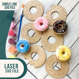 Donuts Diy Craft Kits, Donut DIY Paint Kit, DIY Paint Kit Svg, DIY ...