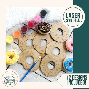 Donuts Diy Craft Kits, Donut DIY Paint Kit, DIY Paint Kit Svg, DIY ...