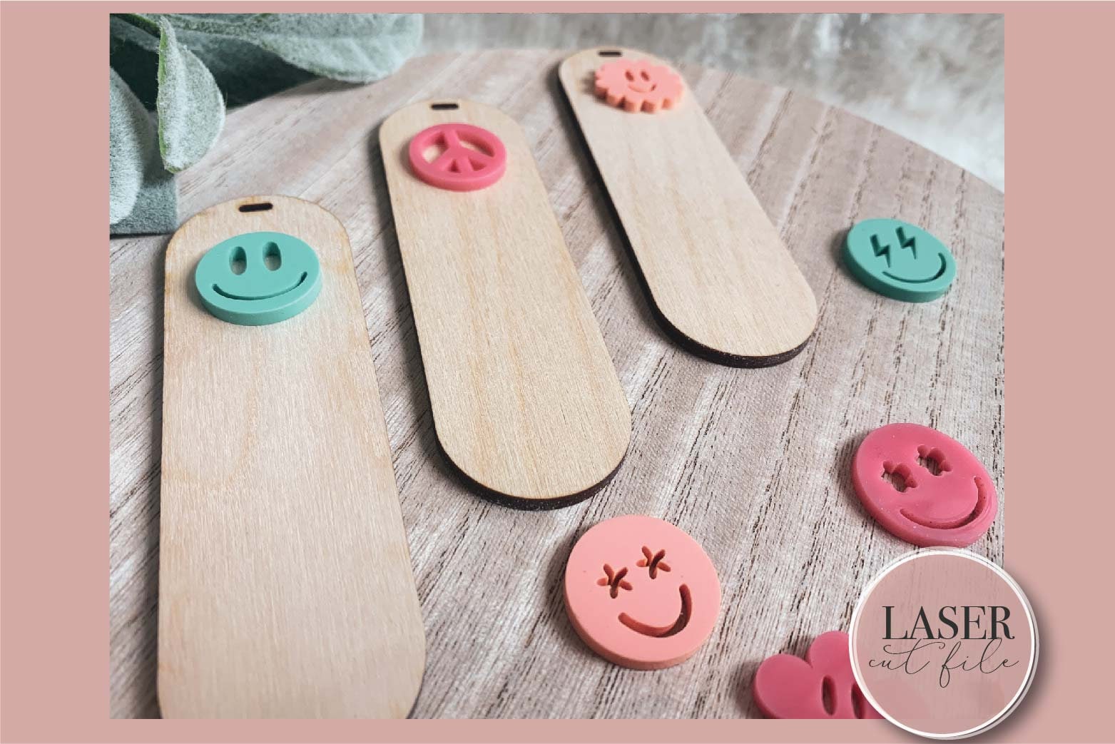 Retro Smiley Bookmarks Svg Smiley Face Laser Bookmark Svg - Etsy