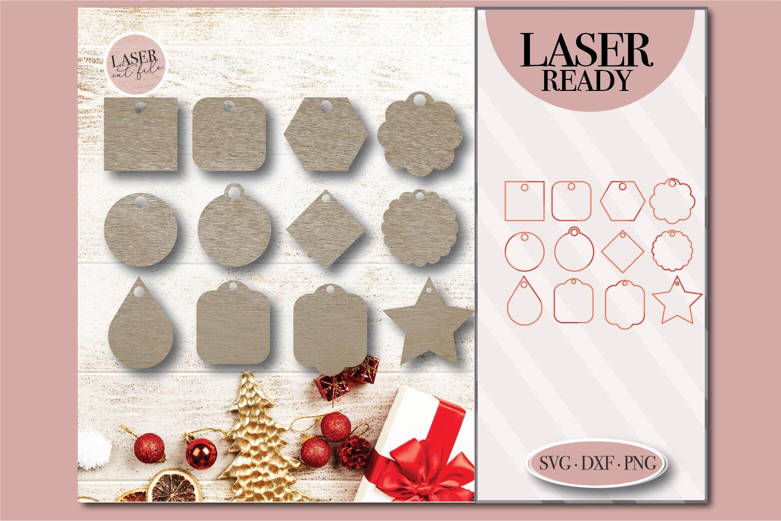 Gift Tags Bundle Gift Tags Svg Holiday Gift Tags Svg - Etsy