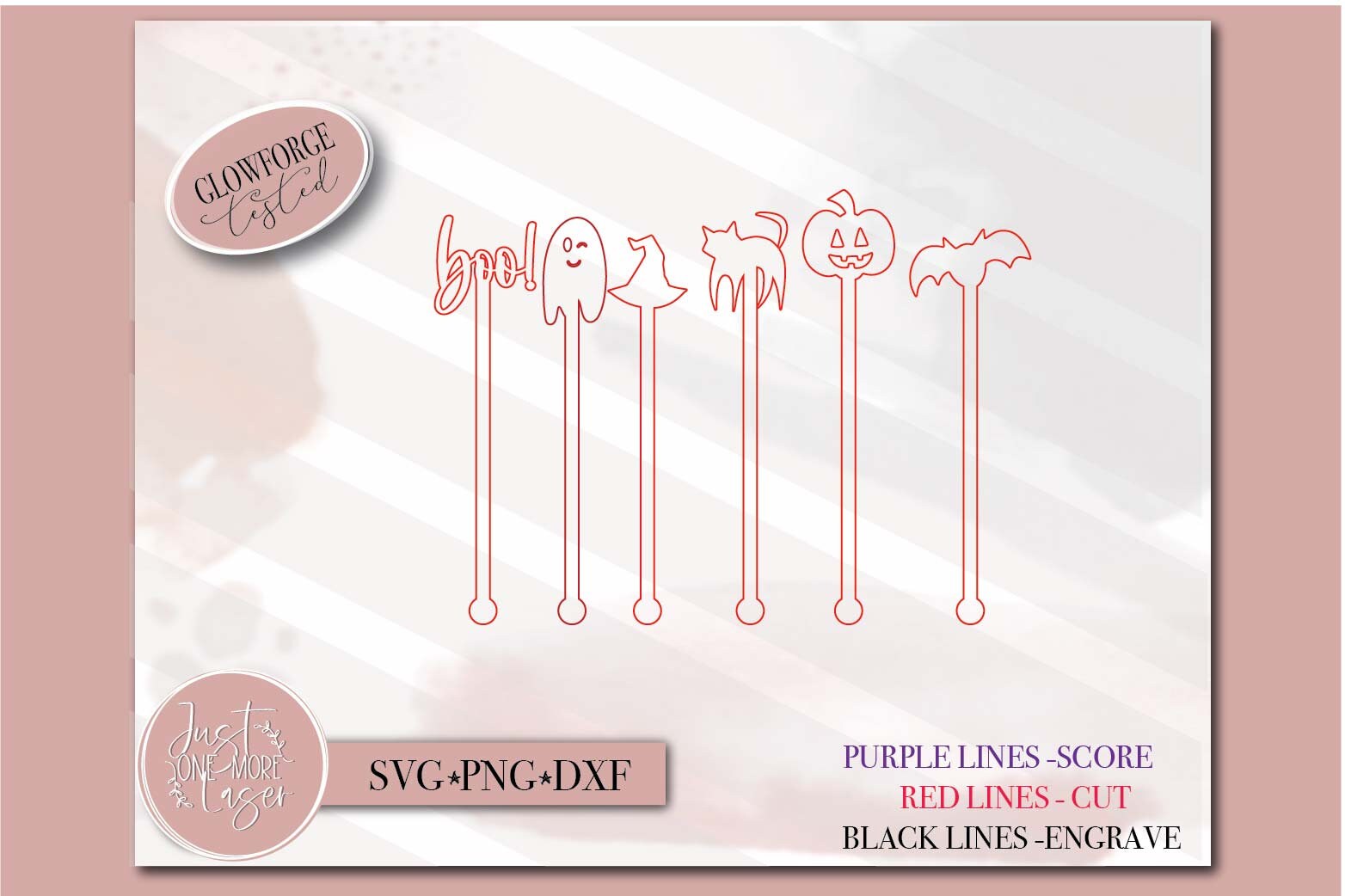Halloween Drink Stir Sticks Svg Drink Stirrer Sticks Svg - Etsy