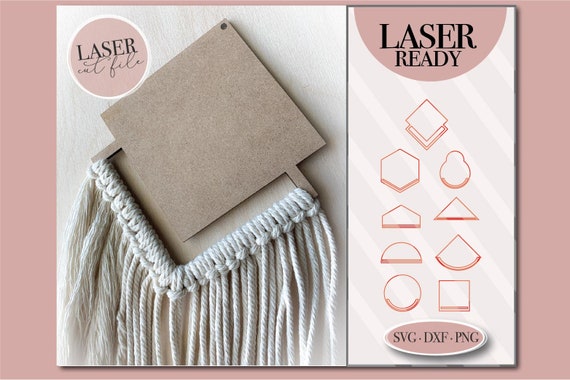 Macrame Blanks Svg Macrame Svg Boho Macrame Cut File - Etsy