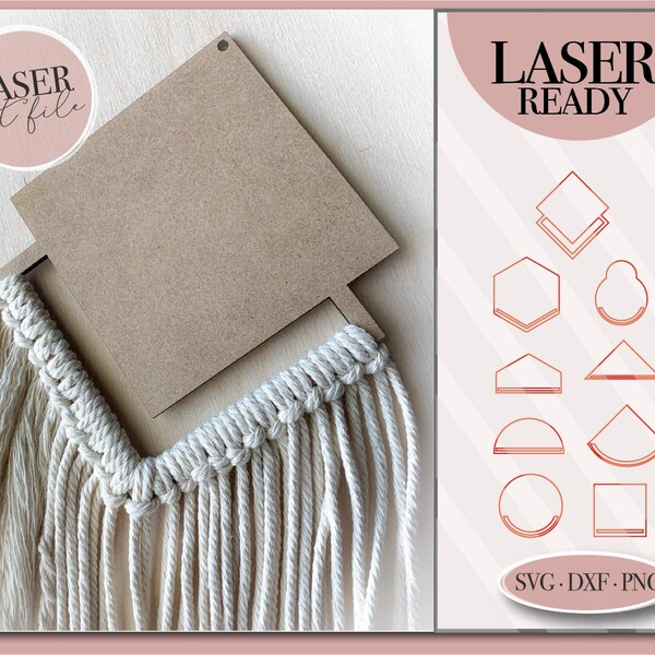 Macrame Blanks Svg - Etsy