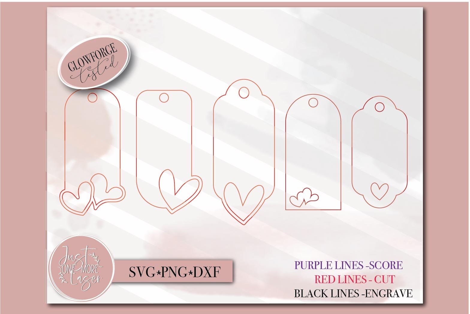 Valentines Gift Tags Bundle Gift Tags Svg Heart Tags - Etsy