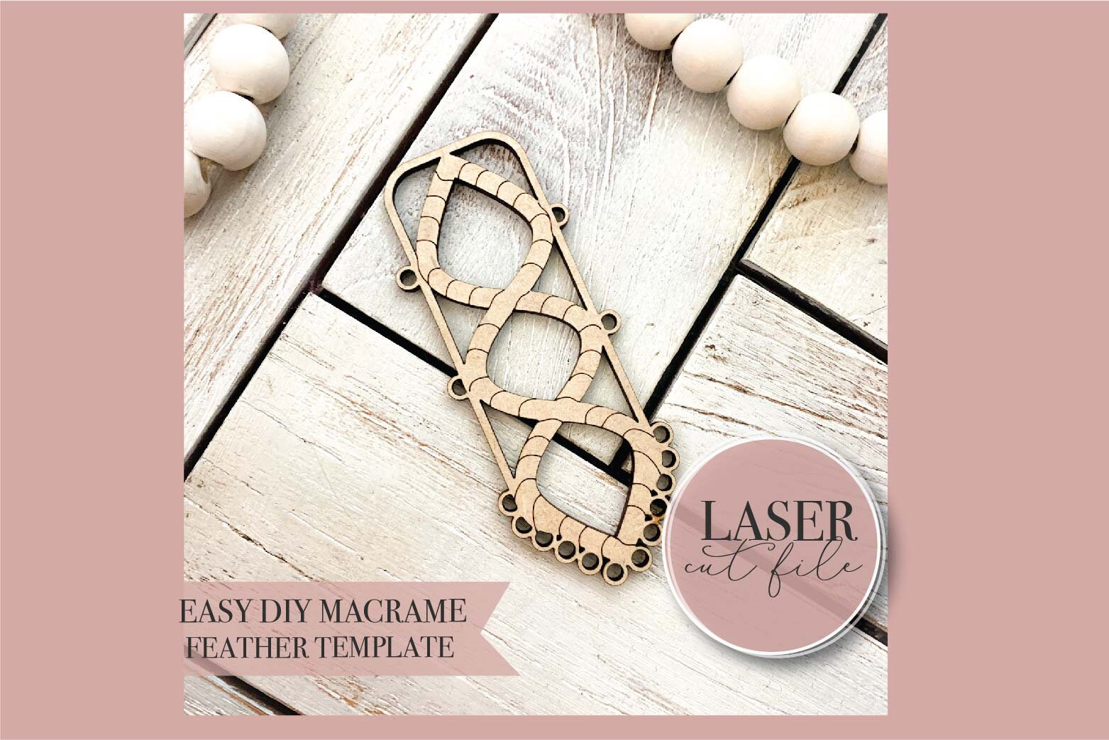 Macrame Feather Template Svg File Macrame Wall Hanging Svg - Etsy