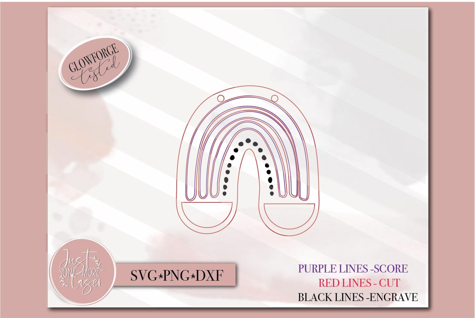 Rainbow Macrame Garland Svg Macrame Wall Hanging Svg Boho - Etsy