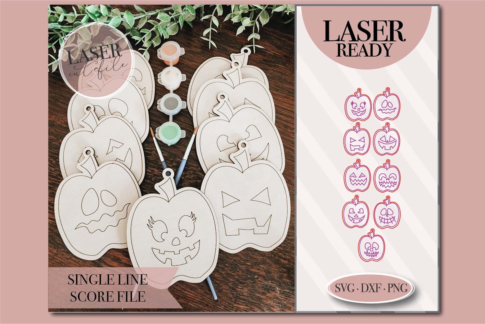 Jack O Lanterns Diy Craft Kits Halloween DIY Paint Kit DIY - Etsy