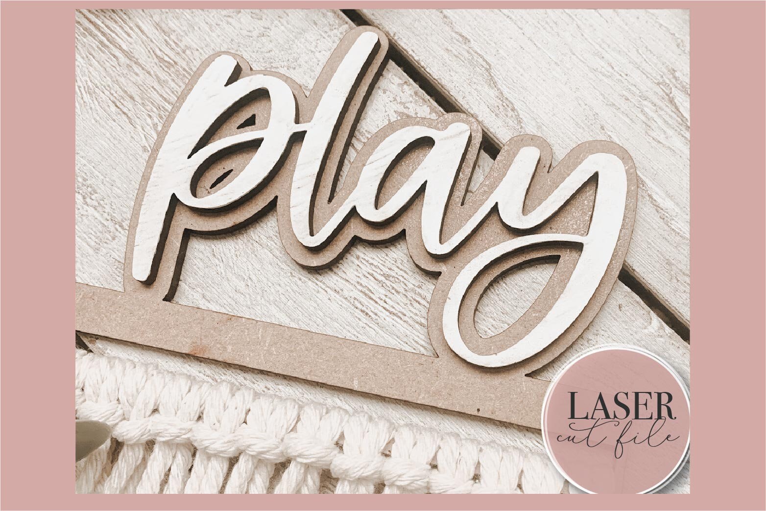 Play Svg Macrame Blanks Svg Playroom Wall Decor Boho - Etsy Canada