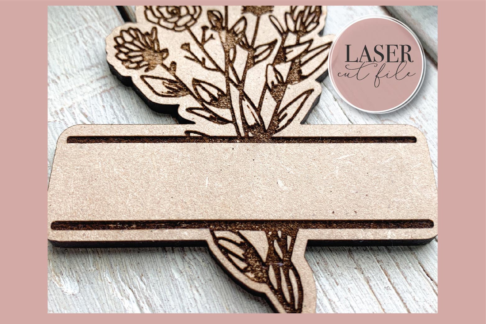 Flower Bouquet Name Sign Svg Floral Bouquet Svg Floral Name - Etsy