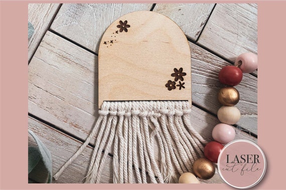 Daisy Flower Macrame Laser Svg Daisy Macrame Svg Boho - Etsy