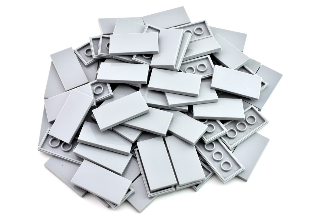 TCM BRICKS Light Bluish Gray 2x4 Tile Smooth Finishing Floor X25 ...