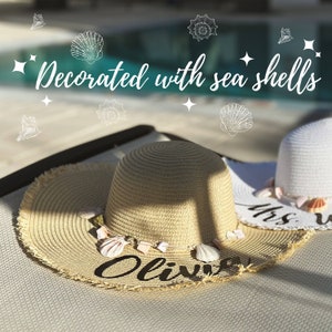 Personalized Floppy Beach Hat for Bachelorette Party, Custom Sun Hat ...