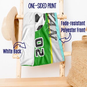 Football Team Towels, Custom Logo Towel, Football Player Personalized ...
