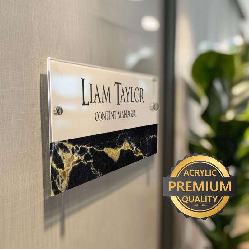 Door Name Plate - Etsy