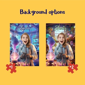 Jigsaw Puzzles 200 300 500 1000 Pieces, Girl Scientist Photo Custom ...