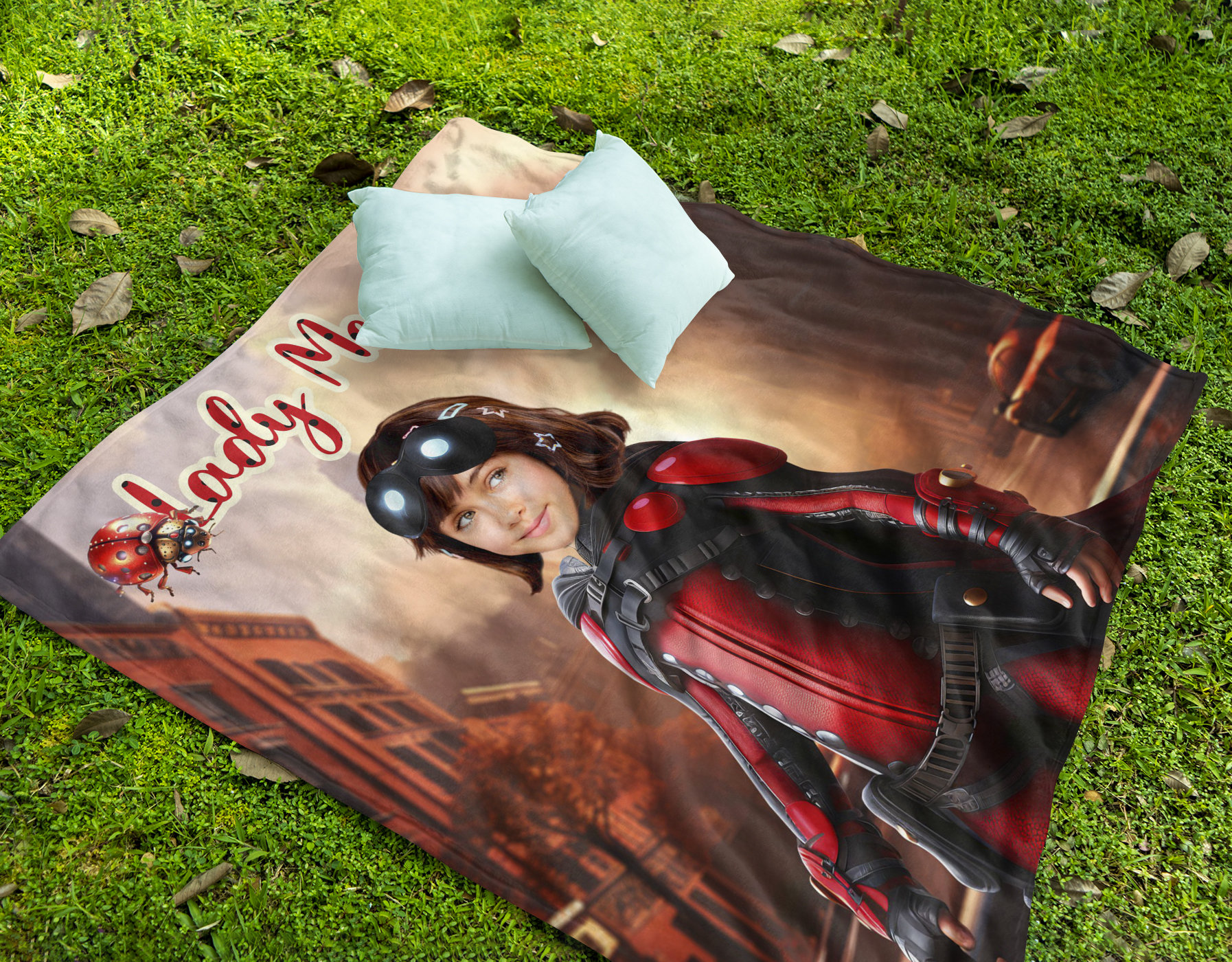 Custom Miraculous Ladybug Photo Blanket: Personalized Girl's Gift - Etsy