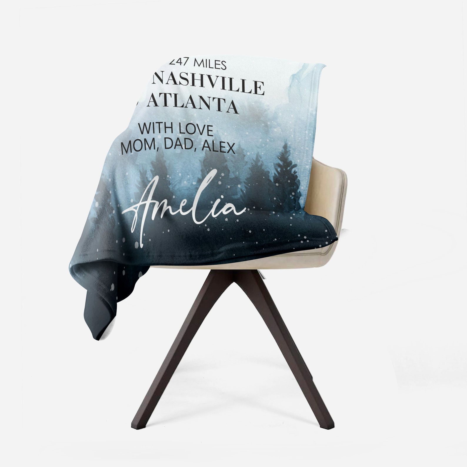 Sending a Great Big Hug Blanket Custom Christmas Blankets - Etsy