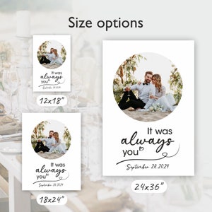 Custom Photo Wedding Welcome Sign: Acrylic, PVC, or Paper - Etsy