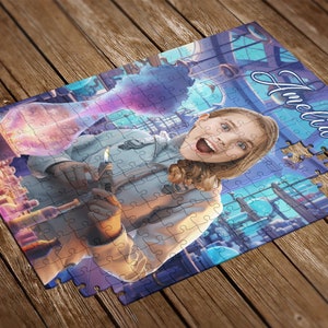 Jigsaw Puzzles 200 300 500 1000 Pieces, Girl Scientist Photo Custom ...