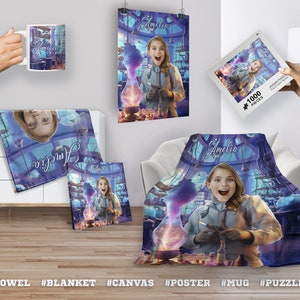 Jigsaw Puzzles 200 300 500 1000 Pieces, Girl Scientist Photo Custom ...