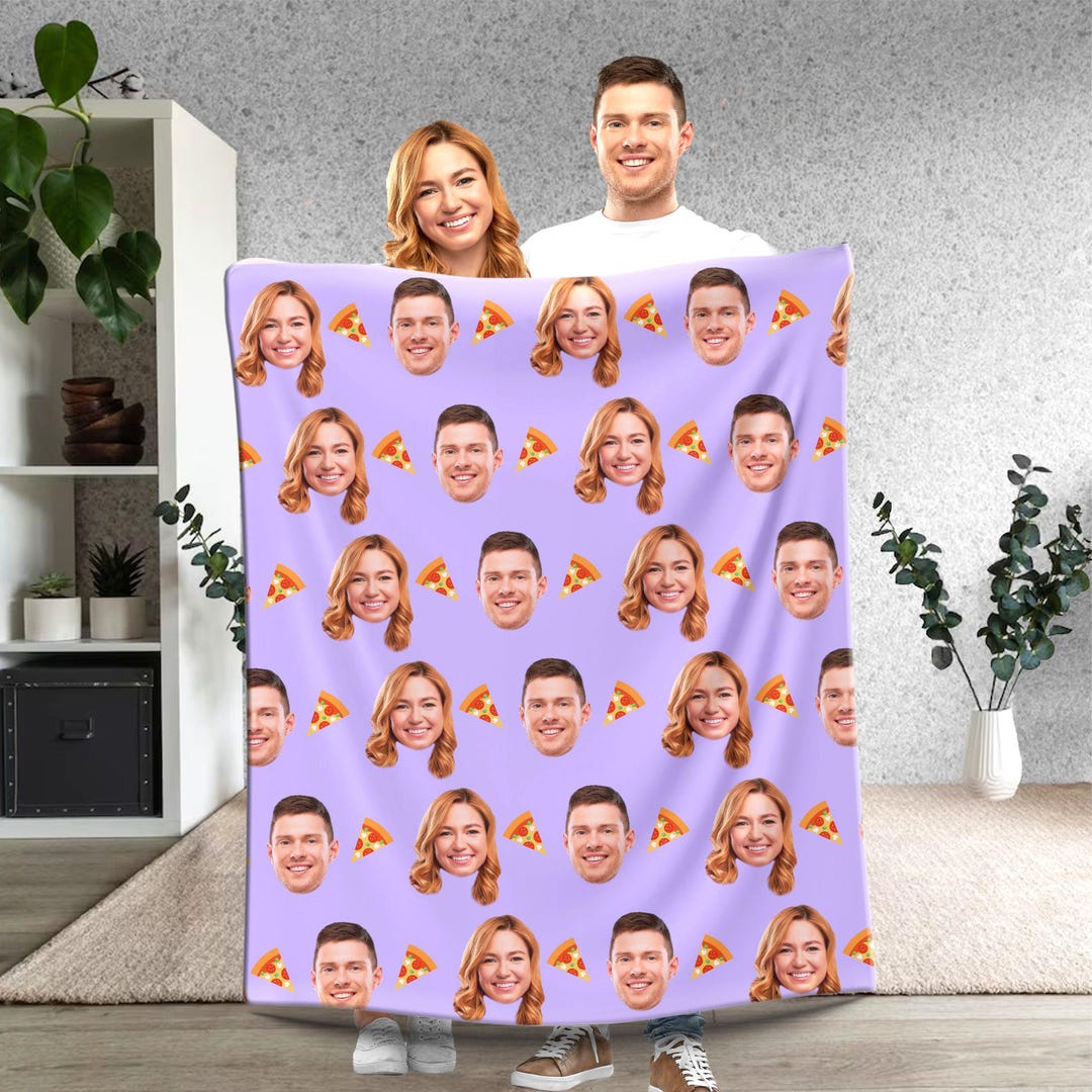 Custom Face Picture Blanket: Personalized Photo Gift - Etsy