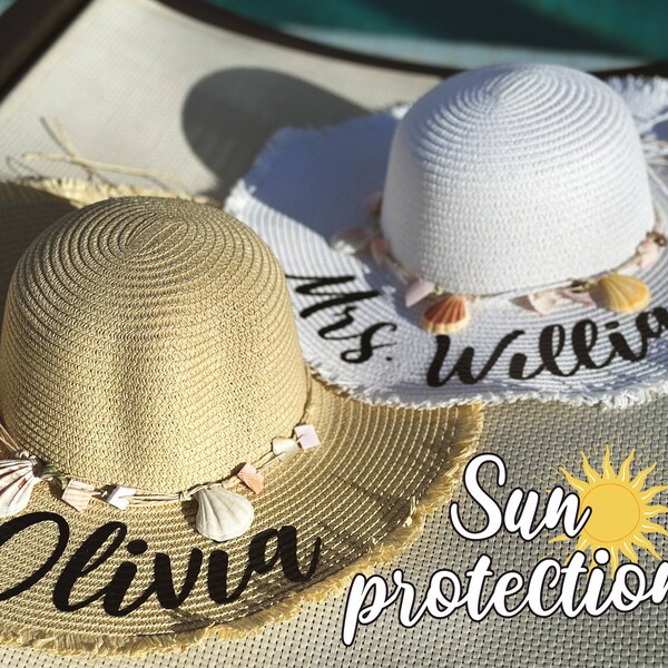 Custom Beach Hat - Etsy