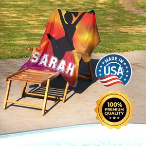 Cheer Team Custom Logo Towels, Personalized Cheerleading Towel, Cheer ...