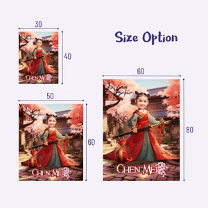 Fairy Tale Princess Blanket, Kids Custom Blanket Girl Gifts, Blanket ...