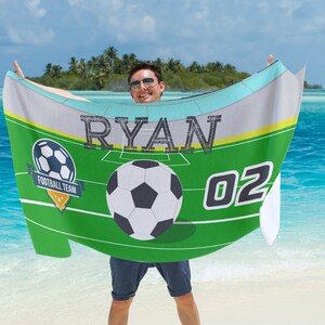 Football Team Towels, Custom Logo Towel, Football Player Personalized ...