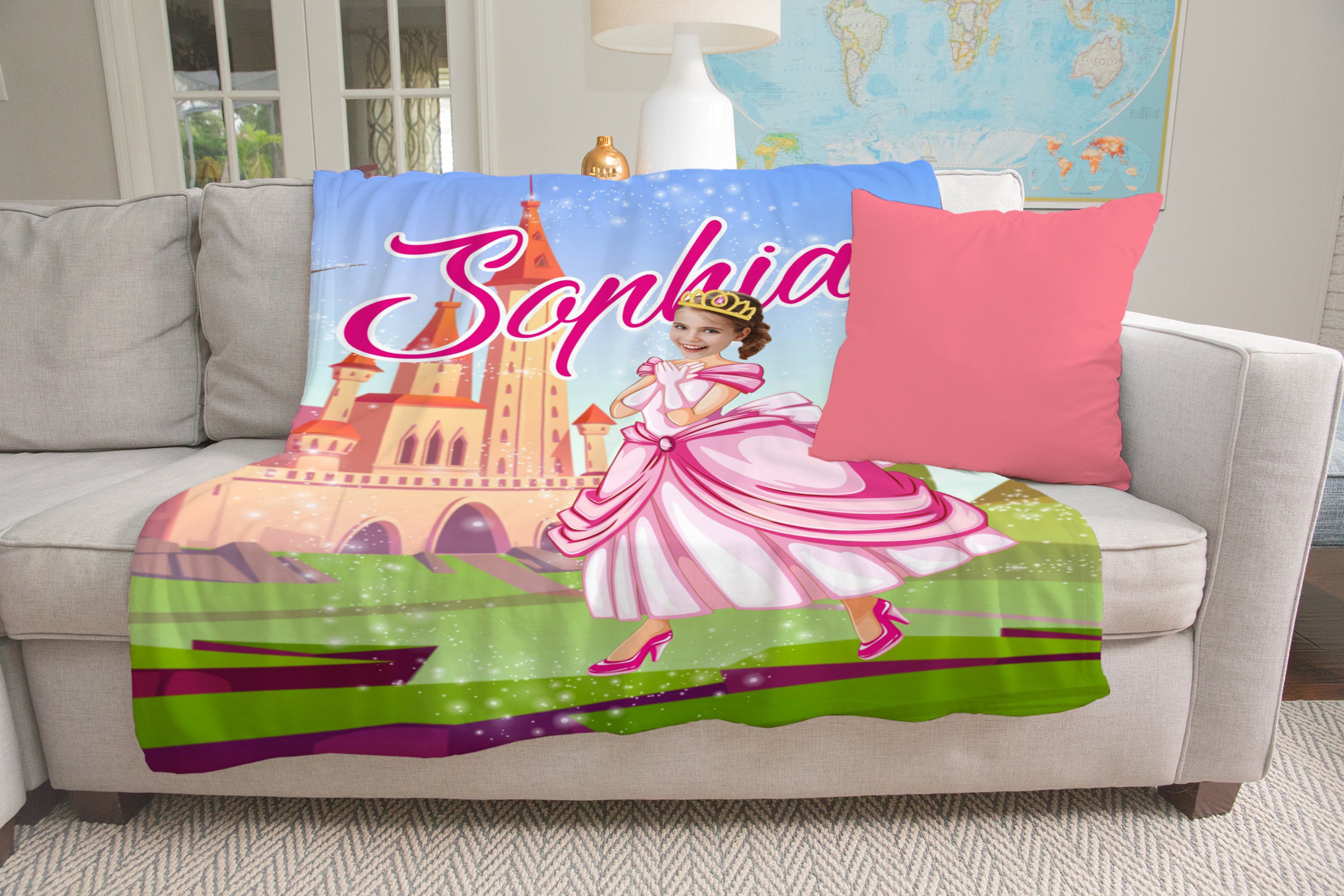 Personalized Princess Blanket: Custom Photo Fairy Tale Gift - Etsy